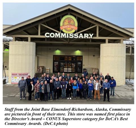 BEST COMMISSARY AWARDS: Defense Commissary Agency announces top tier ...