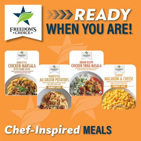DeCA adds 15 more ‘Chef-Inspired’ Freedom’s Choice prepared foods to ...